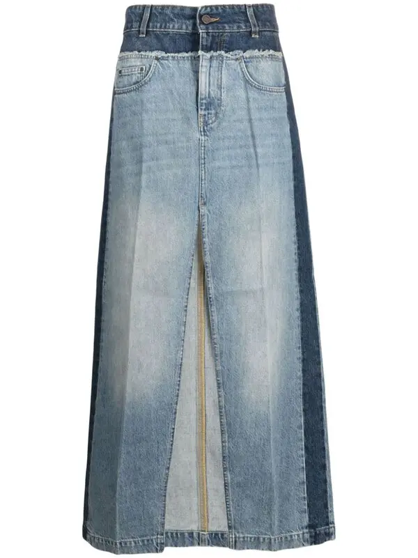 Stella McCartney Panelled Denim Maxi Skirt