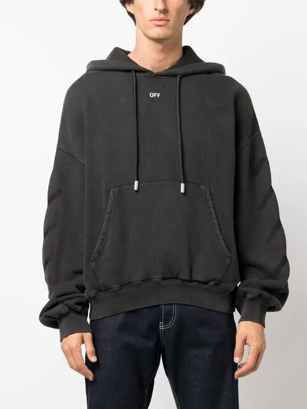 Off-White Logo-print Cotton Hoodie