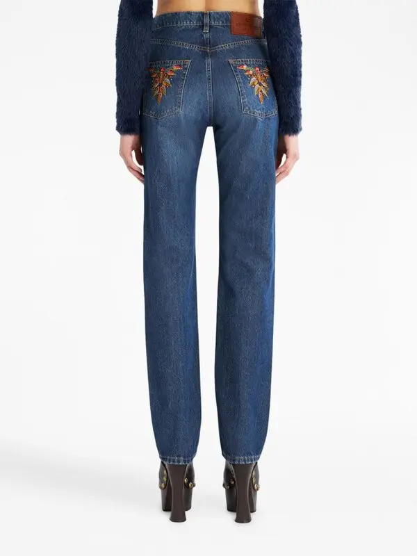 Etro High-waisted Bootcut Jeans