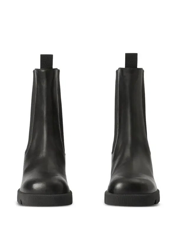 Burberry Leather Chelsea Boots