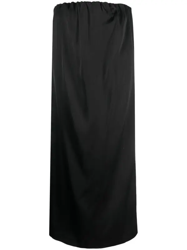 Loulou De Saison Strapless Satin Midi Dress