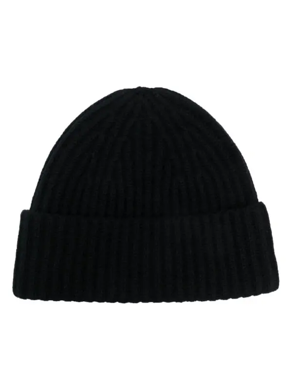 LISA YANG Martigny Knitted Cashmere Beanie - Black