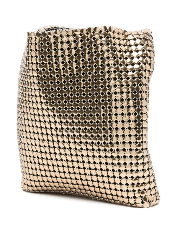 Rabanne Square Pixel Metallic-mesh Shoulder Bag