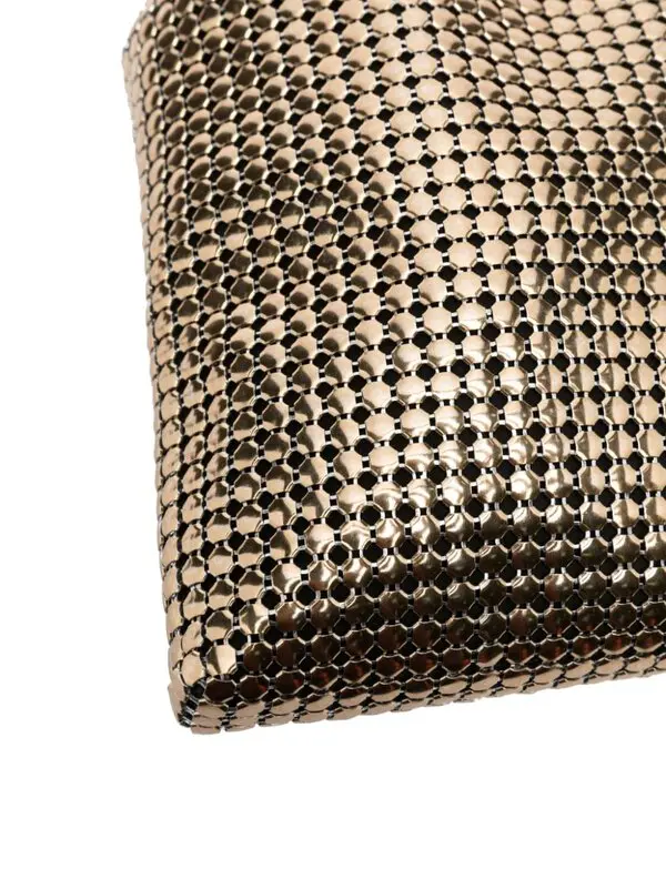 Rabanne Square Pixel Metallic-mesh Shoulder Bag