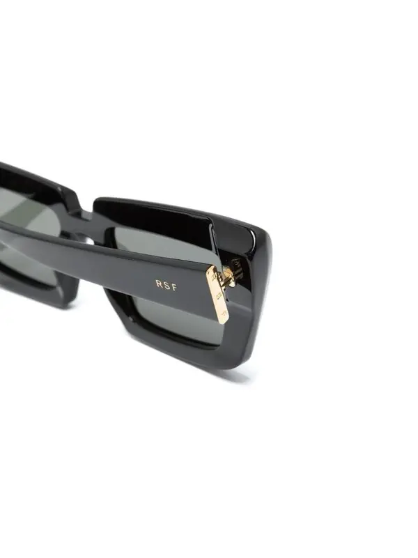 RETROSUPERFUTURE Coccodrillo Rectangle-frame Sunglasses - Black