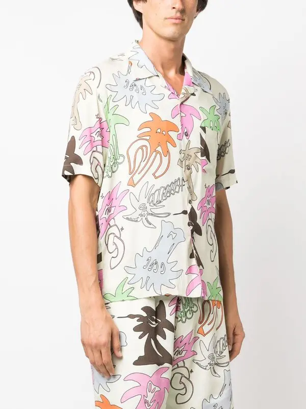 Palm Angels Palmity Allover-print Shirt
