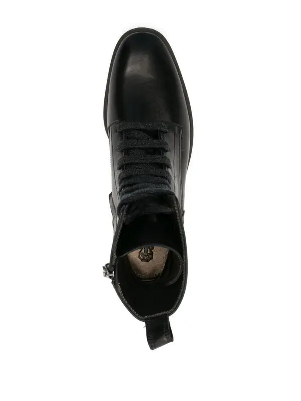 Brunello Cucinelli Monili-chain Ankle Boots - Black