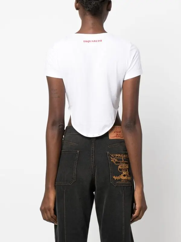 Dsquared2 Slogan-print Cotton T-shirt
