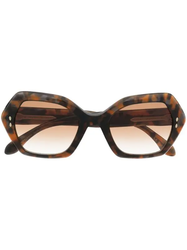 Isabel Marant Tortoiseshell Sunglasses - Brown