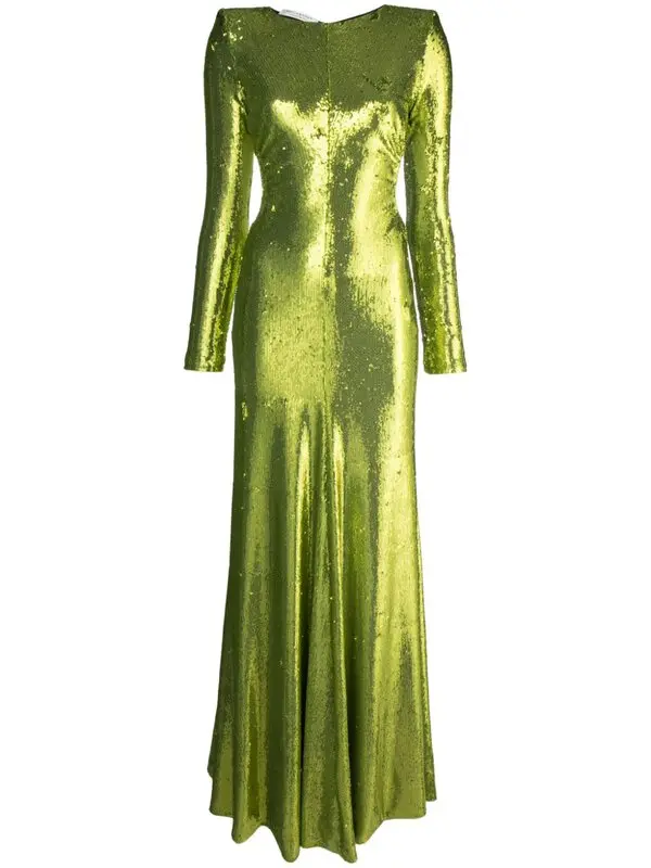 Philosophy Di Lorenzo Serafini Sequin Embellished Open Back Dress