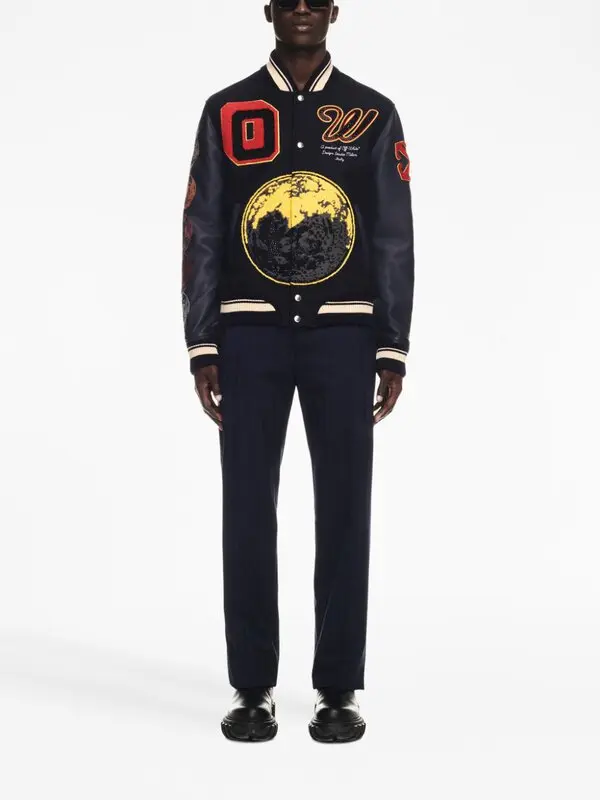 Off-White Moon Phase Bomber Jacket