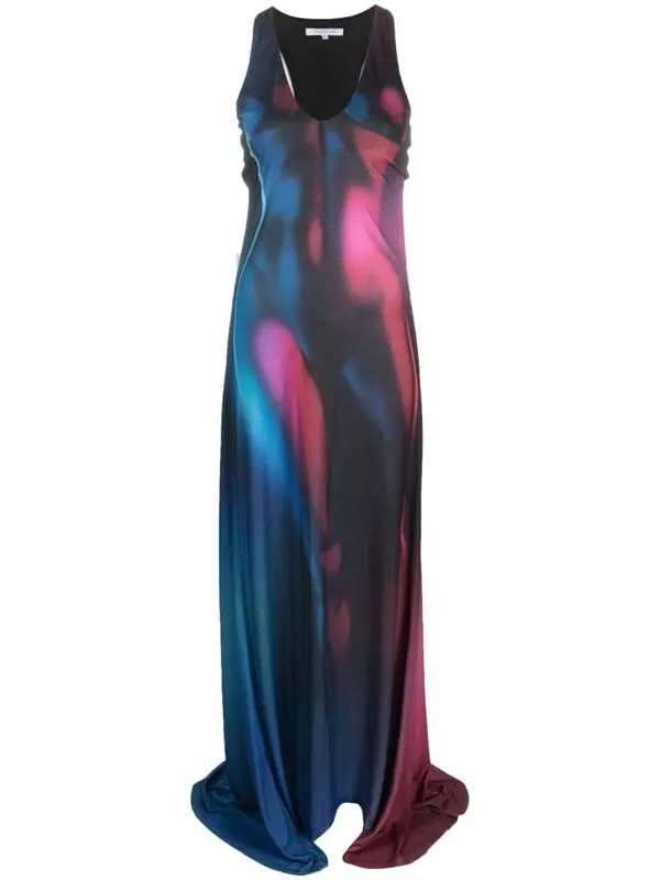 Patrizia Pepe Body-print Maxi Dress