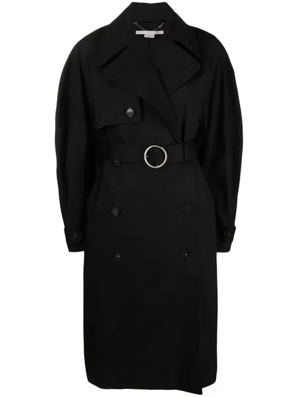 Stella McCartney Double-breasted Belted Trench Coat
