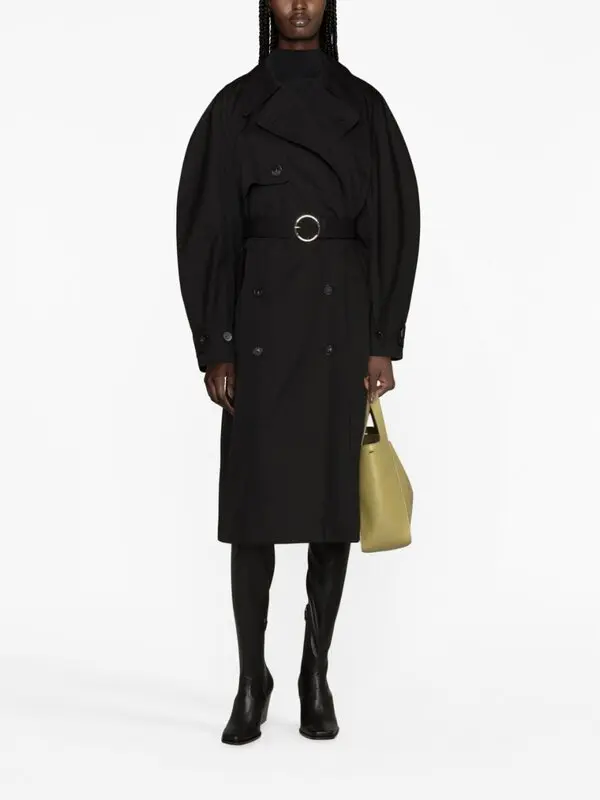 Stella McCartney Double-breasted Belted Trench Coat