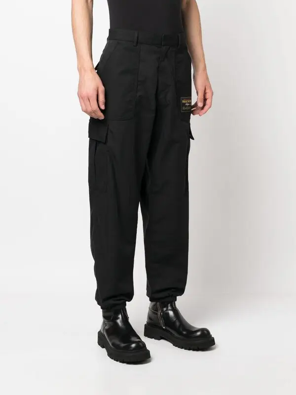 Moschino Logo-patch Cargo Trousers
