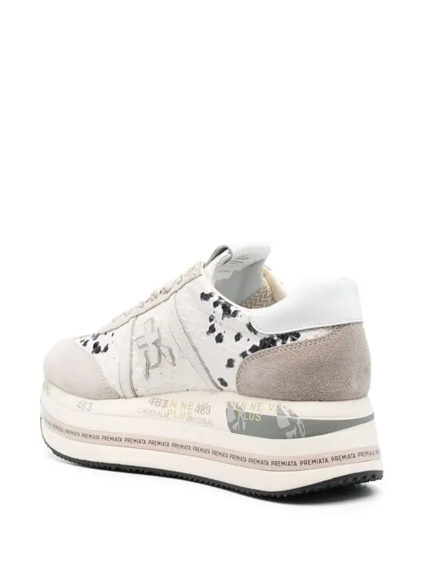 Premiata Beth Snake-effect Sneakers