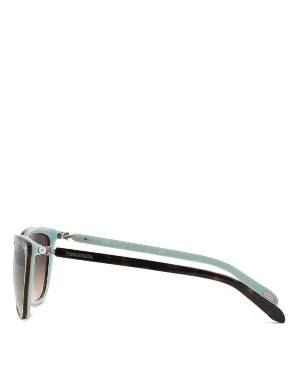 Tiffany & Co. Cat Eye Square Sunglasses, 55mm