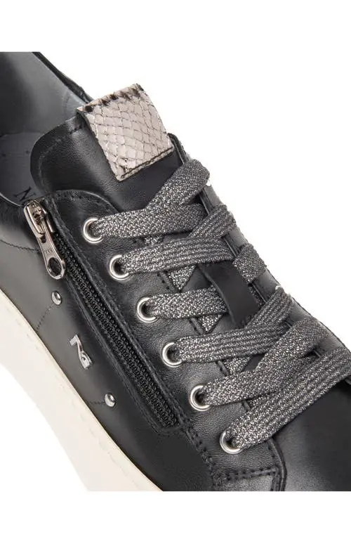 NEROGIARDINI Platform Wedge Sneakers - Black
