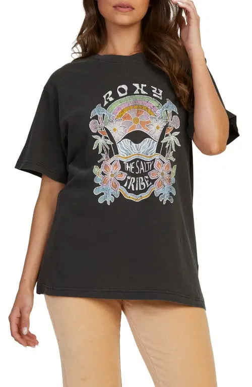 Roxy To The Sun Graphic T-shirt - Anthracite