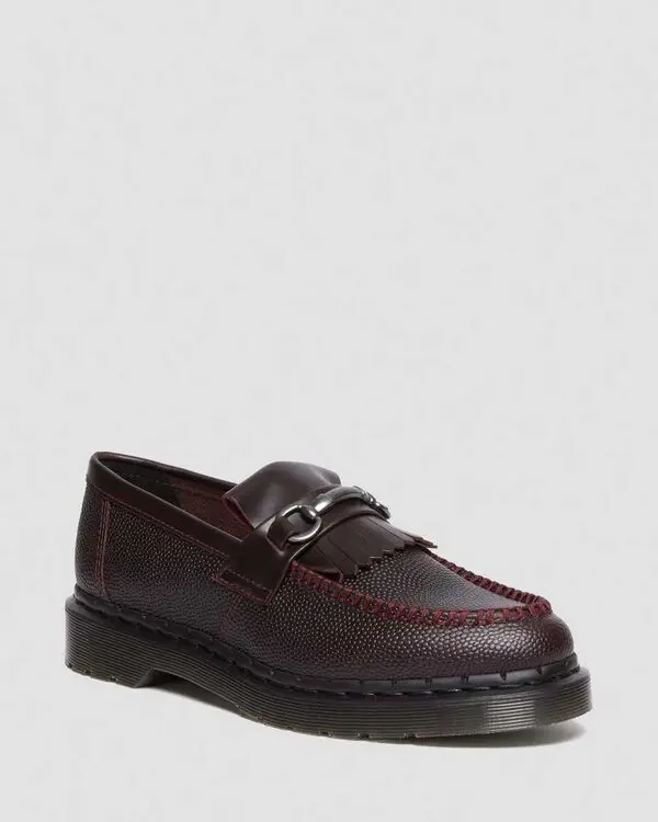 Dr. Martens Adrian Snaffle Pebble Grain Leather Loafers