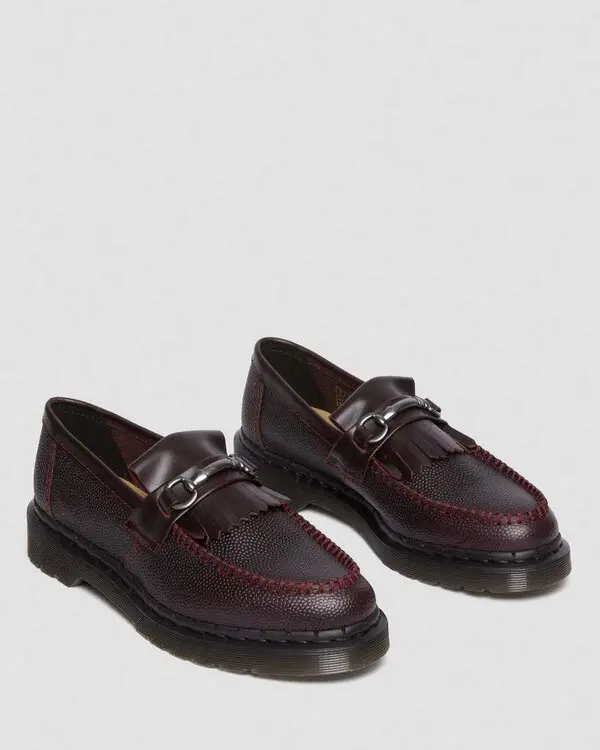 Dr. Martens Adrian Snaffle Pebble Grain Leather Loafers