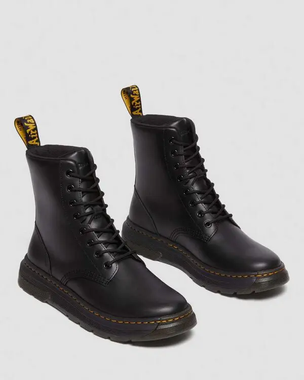 Martens Crewson Leather Boots In Black 31% Off Editorialist