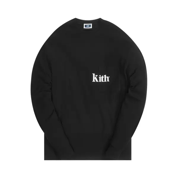 Kith Long-sleeve Quinn Tee - Black