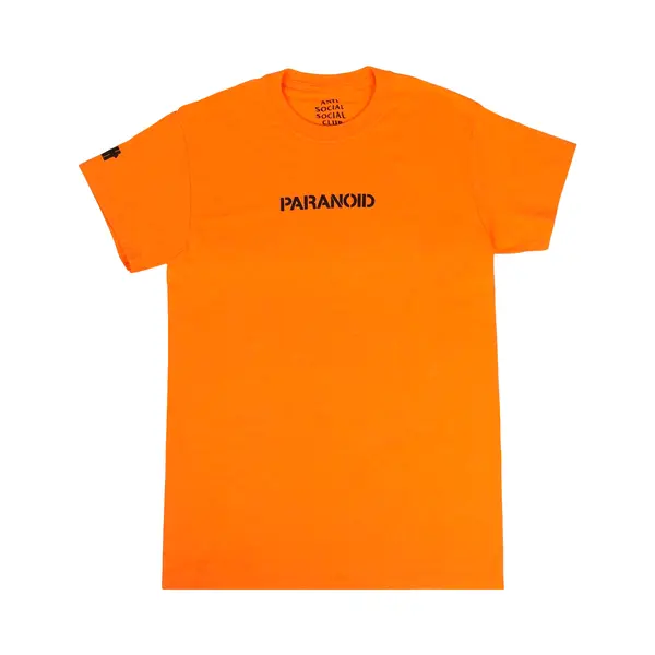 ANTI SOCIAL SOCIAL CLUB X Undefeated Paranoid Logo T-shirt - Orange