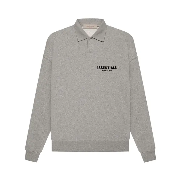 Fear Of God Long-sleeve Polo - Grey