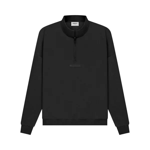 Fear Of God Mockneck Half Zip - Black