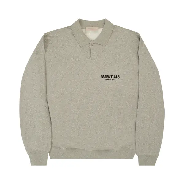 Fear Of God Long-sleeve Polo - Grey