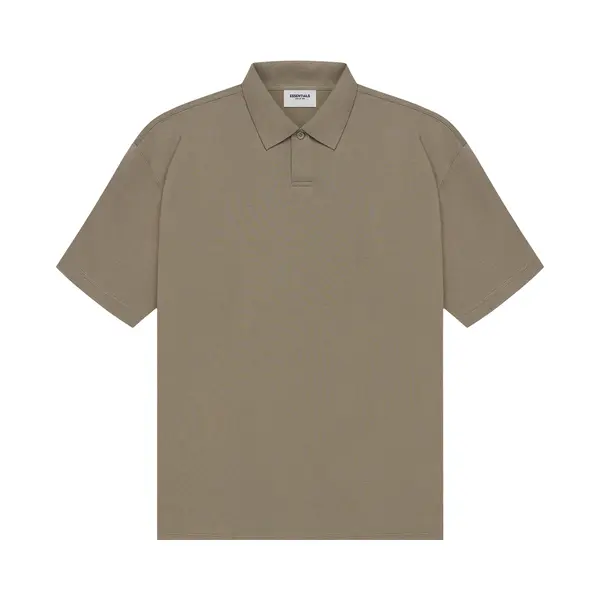 Fear Of God Short-sleeve Polo 'taupe - Tan