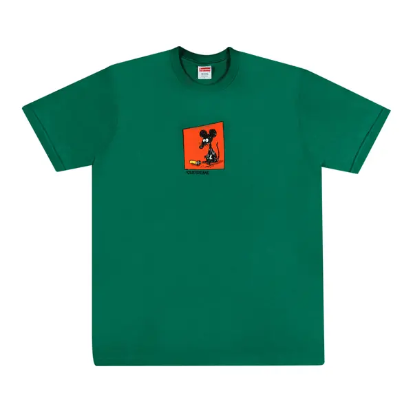 Supreme Mouse Tee 'light Pine - Green