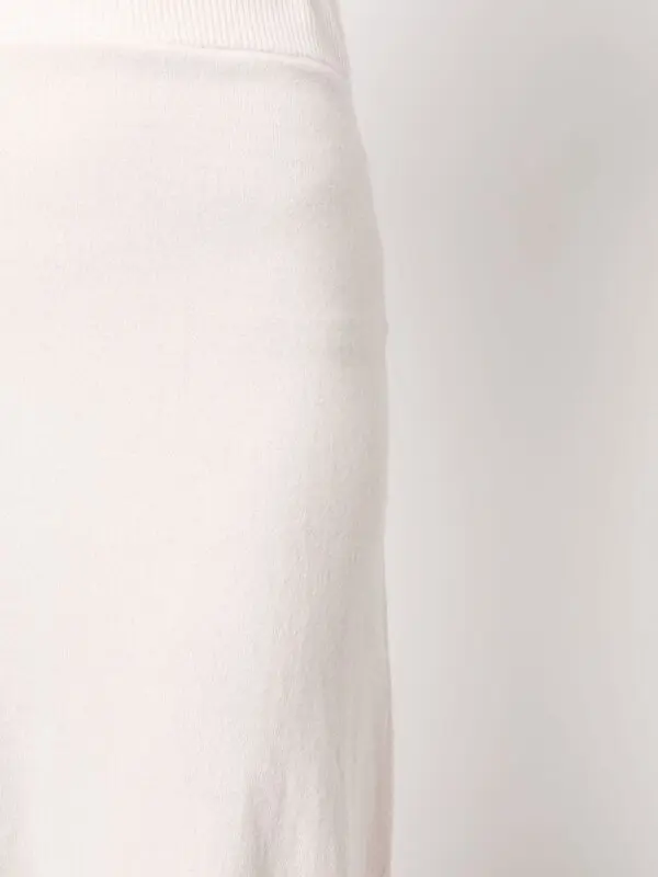 YVES SALOMON Flared Knitted Skirt