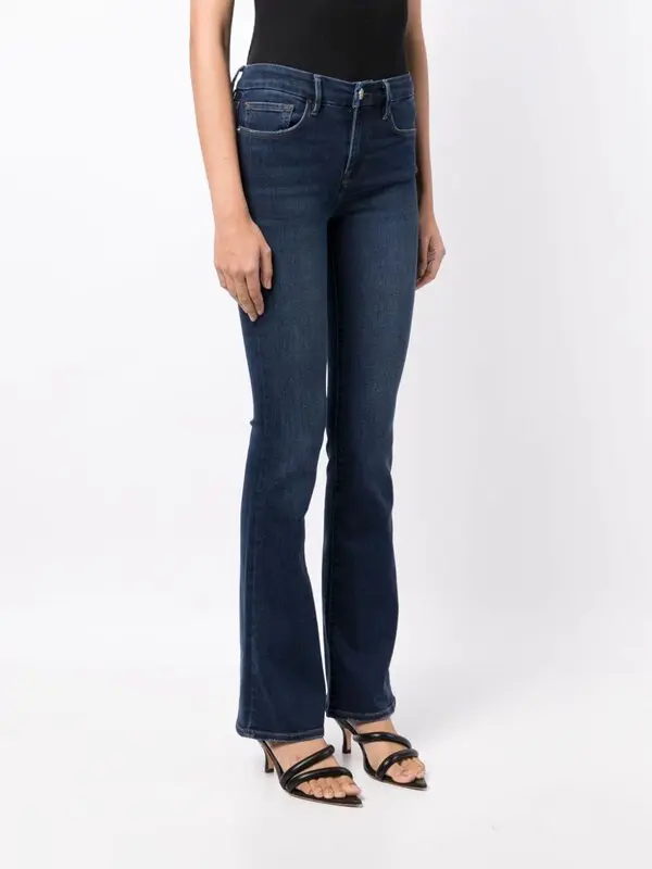 FRAME Mid-rise Flared Jeans