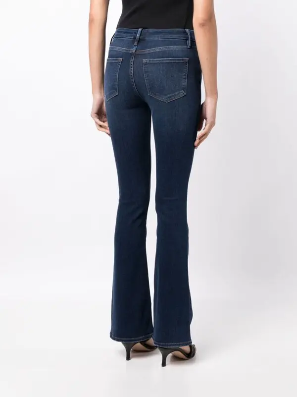 FRAME Mid-rise Flared Jeans