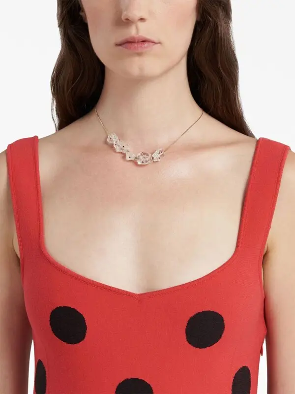 Marni Polka Dot-motif Chain Necklace