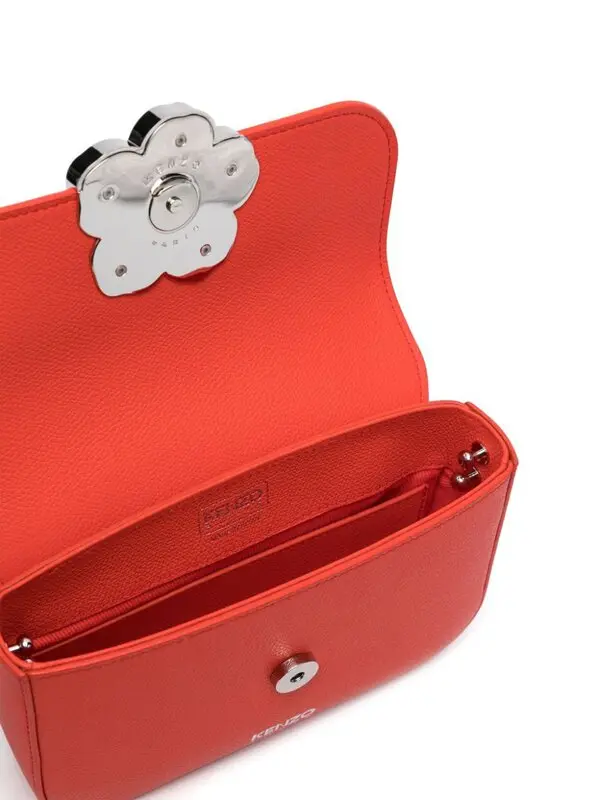 Kenzo Boke Flower Leather Shoulder Bag