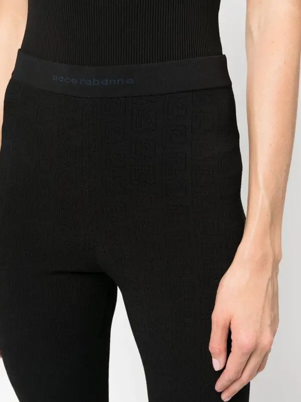 Rabanne Logo-waistband Leggings