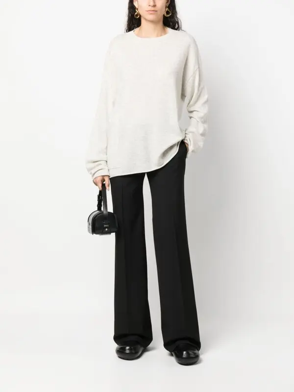 QUIRA Mid-rise Wide-leg Trousers