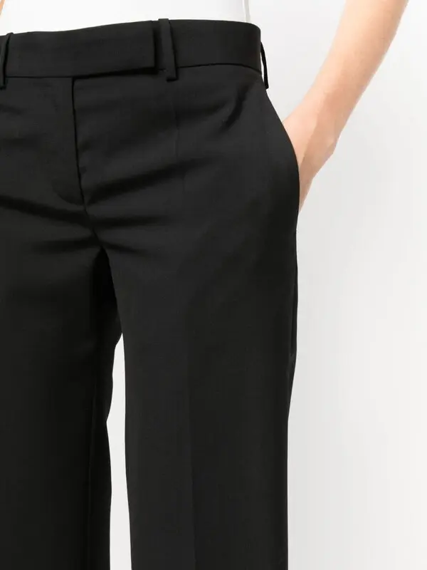 QUIRA Mid-rise Wide-leg Trousers