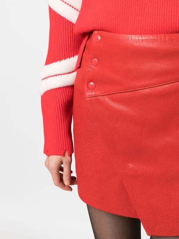 Zadig&Voltaire Junko Cuir Leather Miniskirt