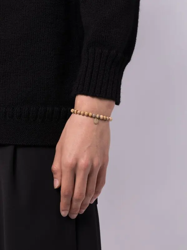 SYDNEY EVAN 14kt Yellow Gold Buddha Beaded Bracelet