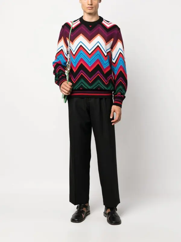 Missoni Zigzag Crew-neck Jumper