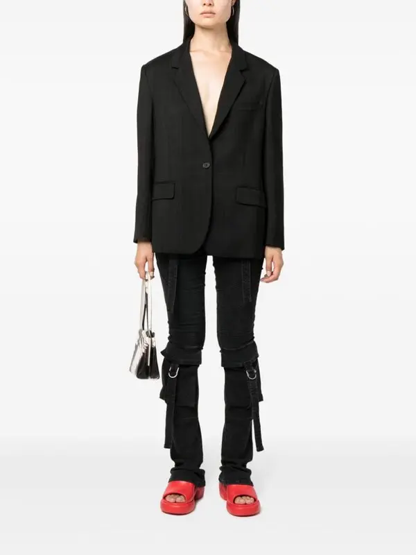MSGM Notched-lapels Single-breasted Blazer