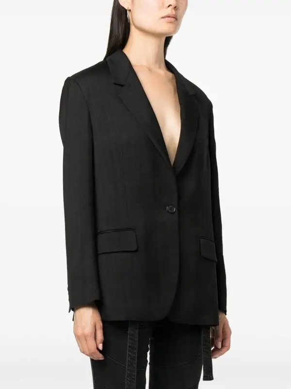MSGM Notched-lapels Single-breasted Blazer