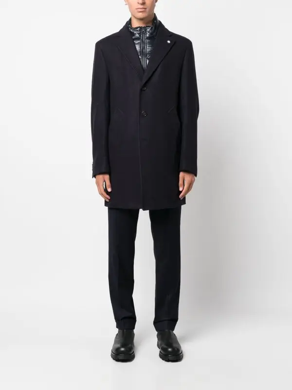PT TORINO Mid-rise Tailored Trousers - Blue
