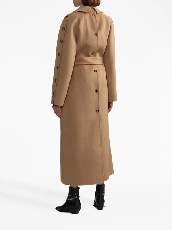 Rokh Button-detailed Double-breasted Maxi Coat