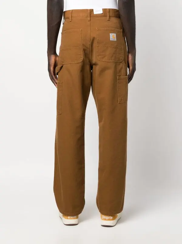 Carhartt Work In Progress Single Knee Straight-leg Trousers - Brown