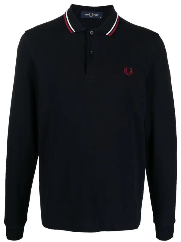 Fred Perry Logo-embroidered Cotton Polo Shirt